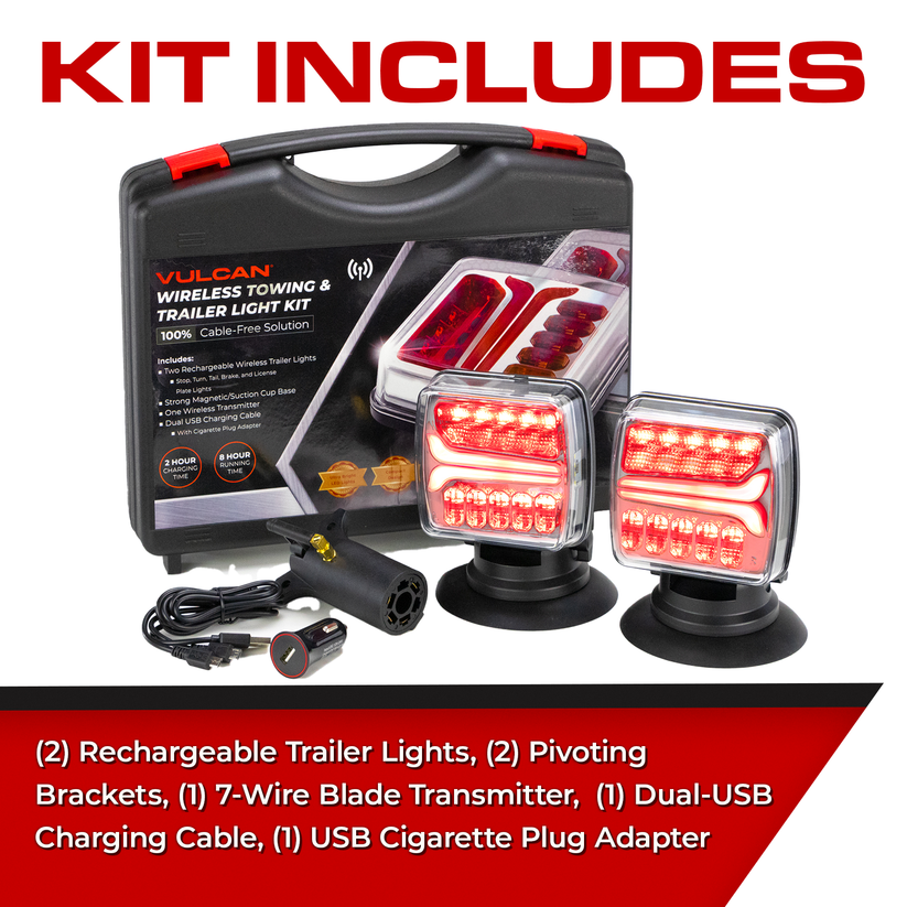 VULCAN Wireless LED Tow Light Kit – TrucknTow, Inc
