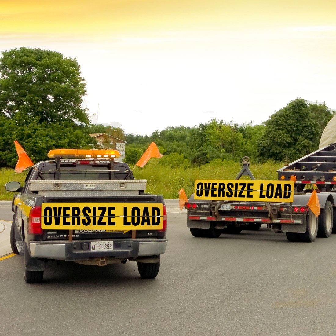 Hinged Aluminum Oversize Load Sign | Truck n Tow.com – TrucknTow, Inc